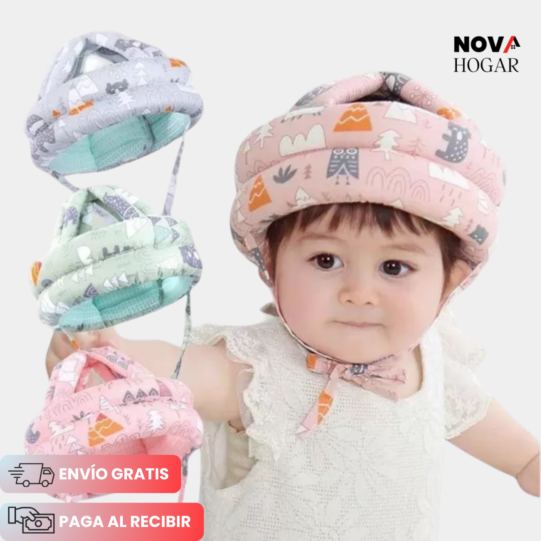 CuddleCap™ Casco Protección Antigolpes para Bebé – novahogar.co