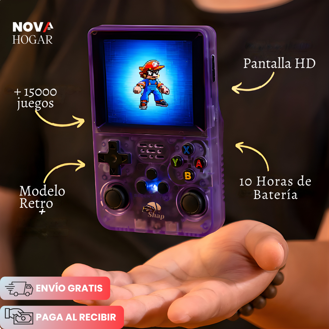 RetroJoy™ Potente Consola Retro Portátil – novahogar.co